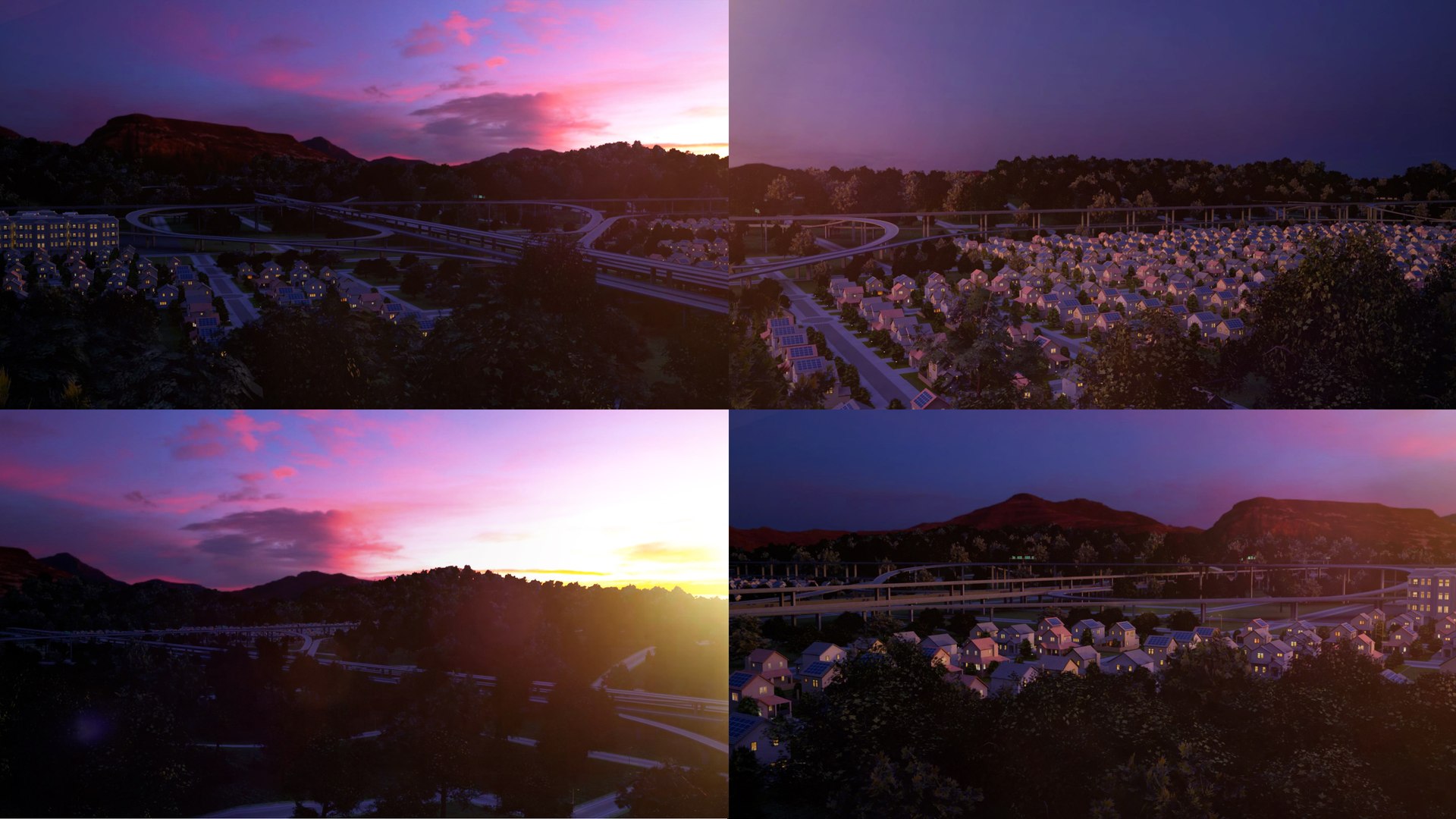 Freeway Suburbs Collection 2 3D - TurboSquid 1916506