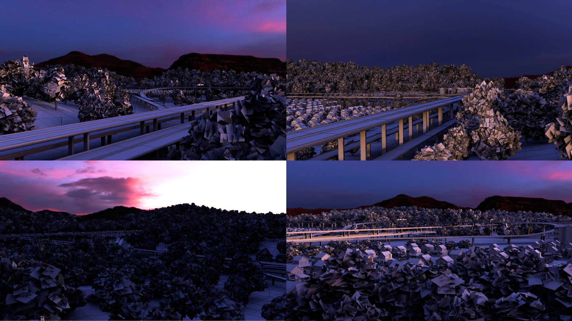 Freeway Suburbs Collection 2 3D - TurboSquid 1916506