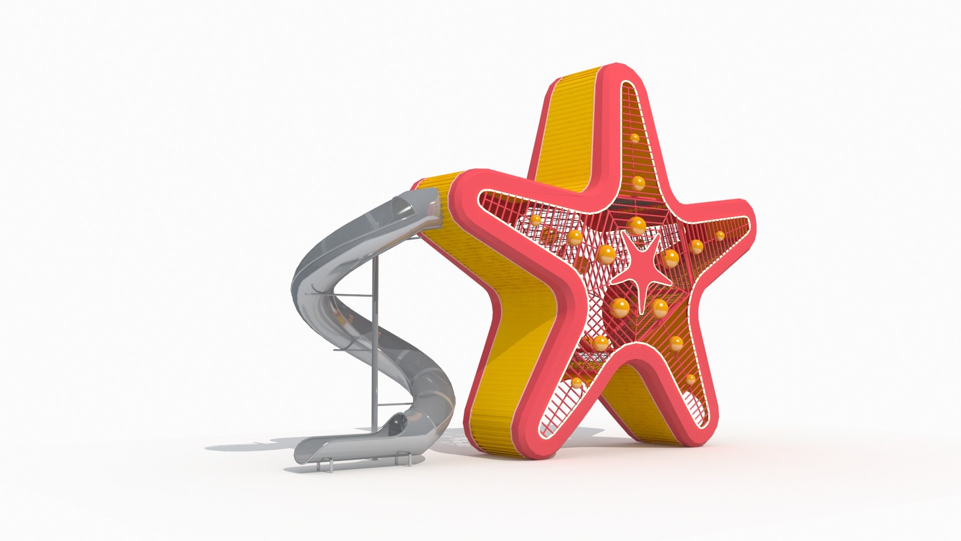 Starfish Themed Playground Model - TurboSquid 2117669
