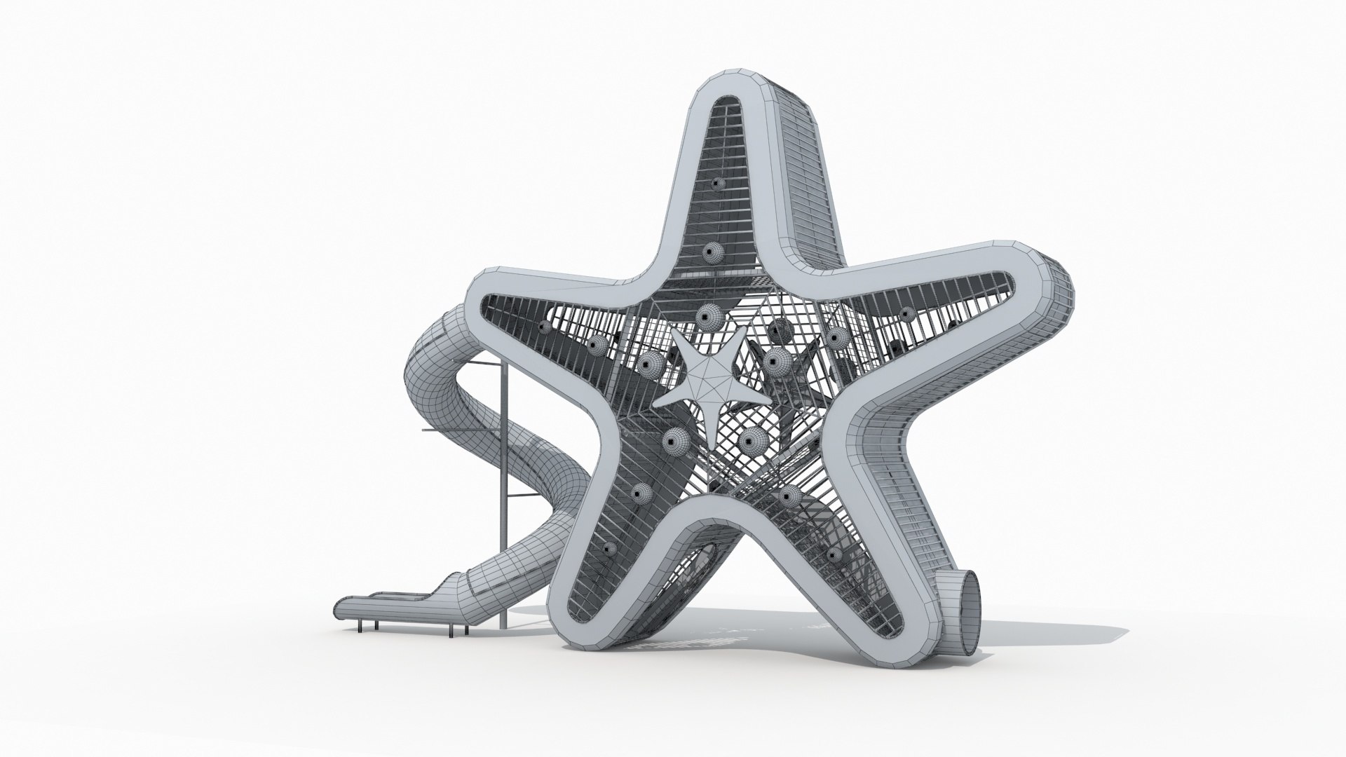 Starfish Themed Playground Model - TurboSquid 2117669