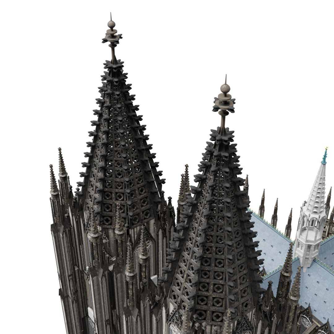 3D Cologne Cathedral - TurboSquid 2098925