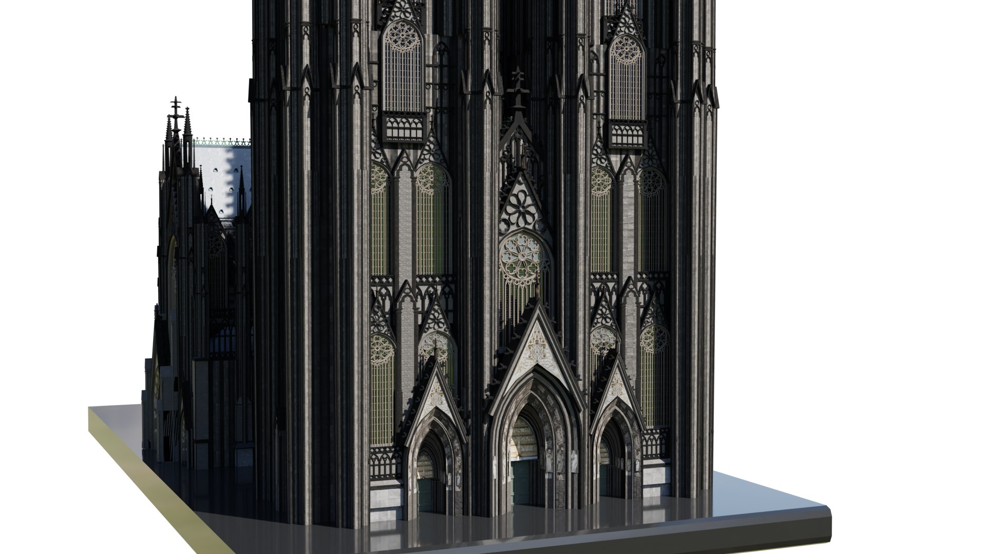 3D Cologne Cathedral - TurboSquid 2098925