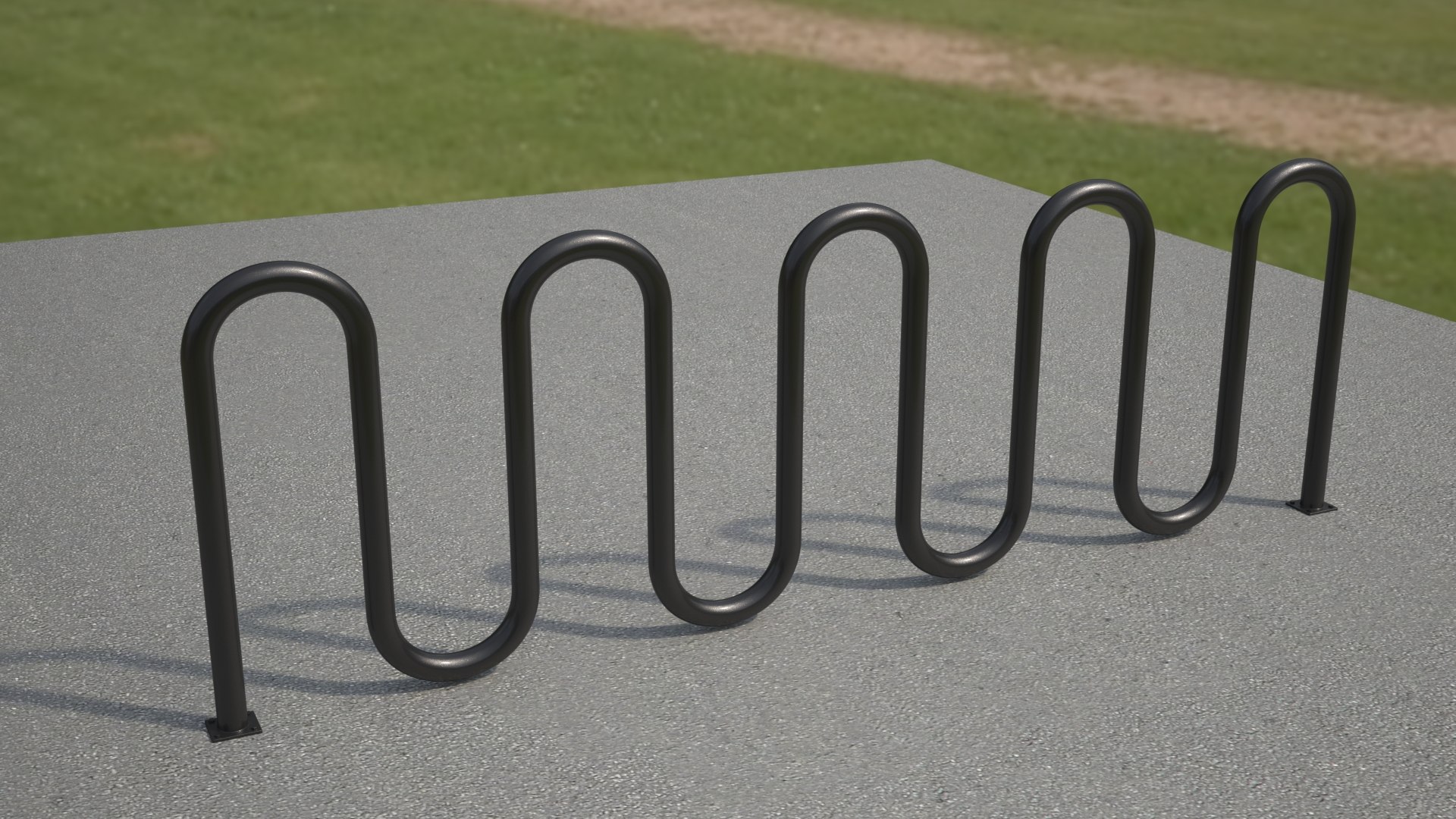 3d Bike Rack Model
