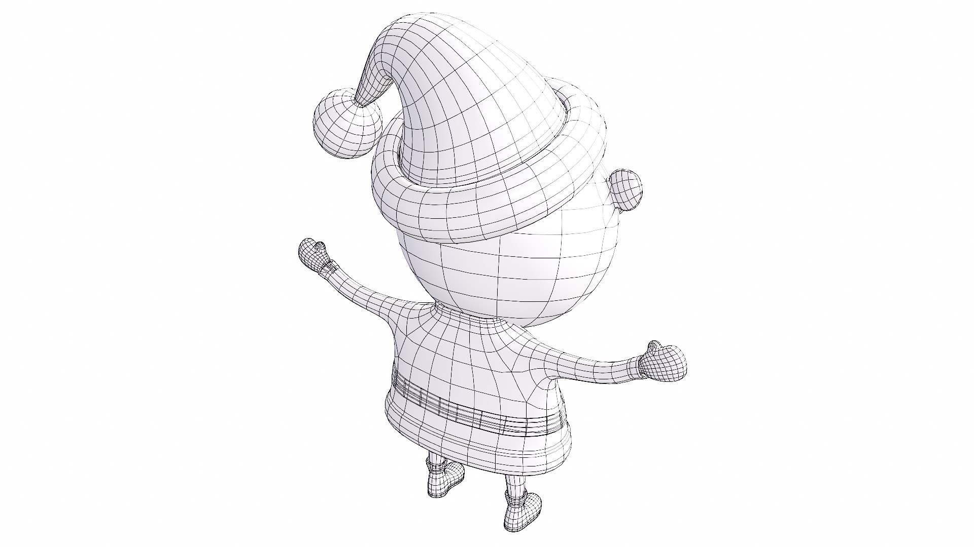 3D Santa Claus Cartoon Character 3d Model Model - TurboSquid 2147562