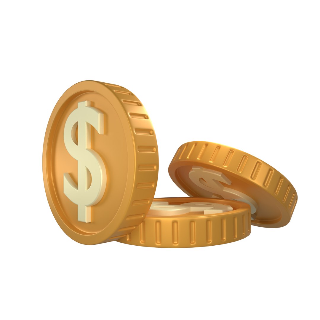 3D Model Coin Gold Game - TurboSquid 1979735