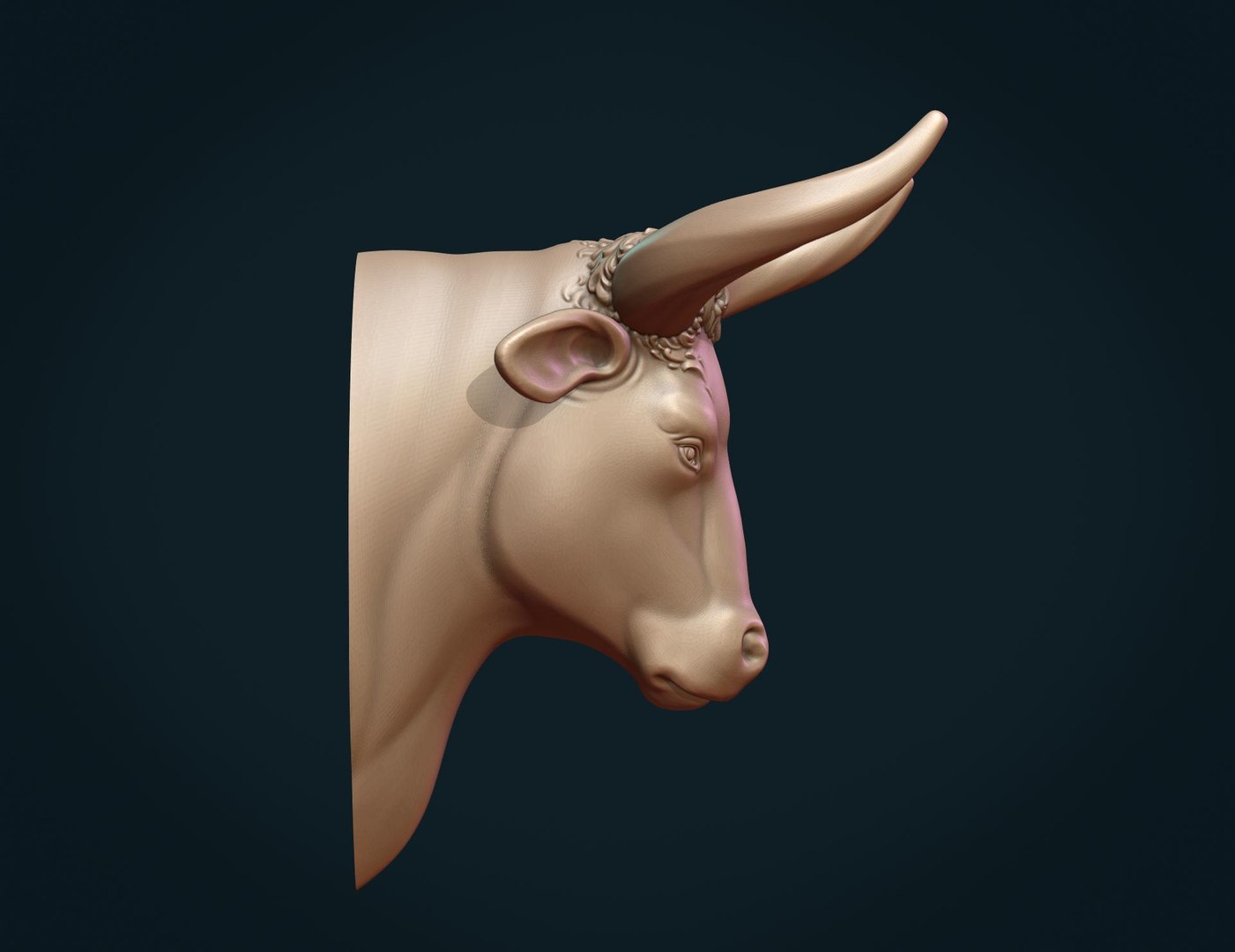 Bull head 3D model - TurboSquid 1687797