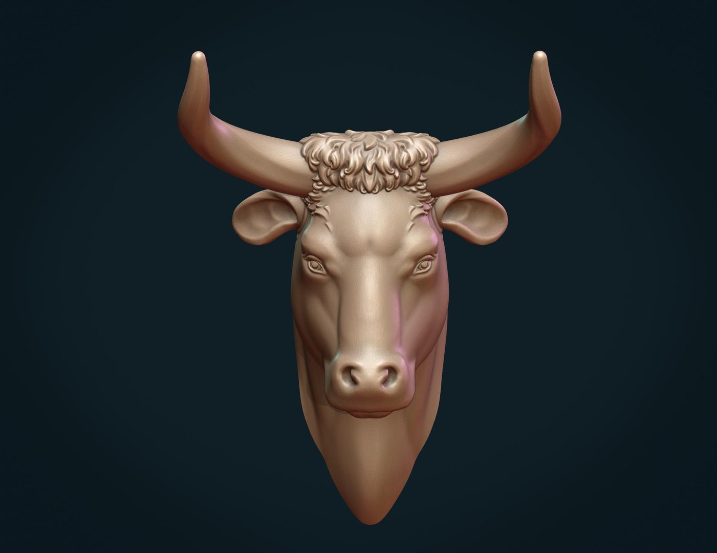 Bull head 3D model - TurboSquid 1687797