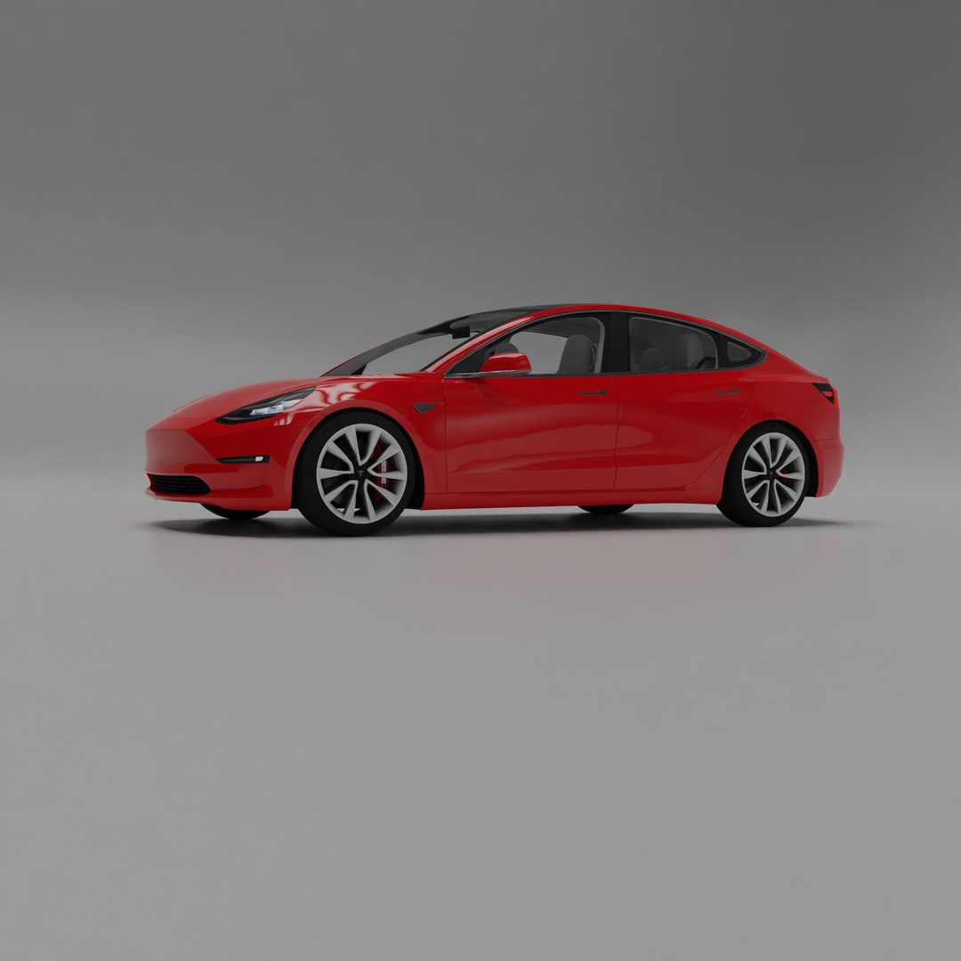 3D Tesla Model 3 Model - TurboSquid 2239115