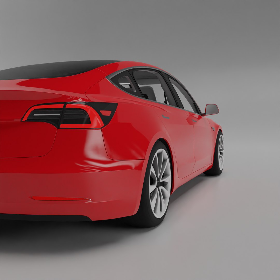 3D Tesla Model 3 Model - TurboSquid 2239115