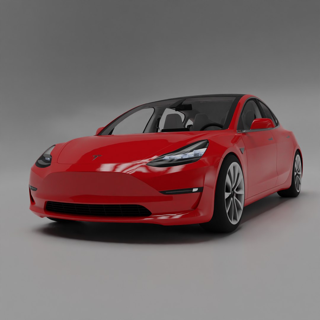 3D Tesla Model 3 Model - TurboSquid 2239115