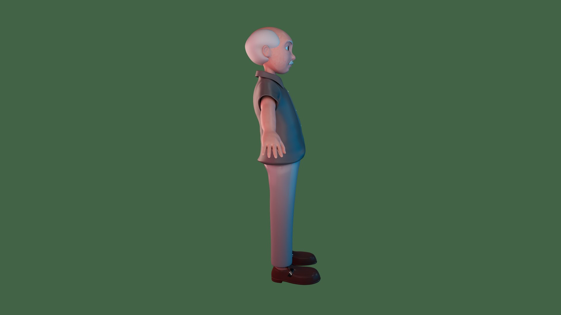 3D Old man Rigging model - TurboSquid 2022881