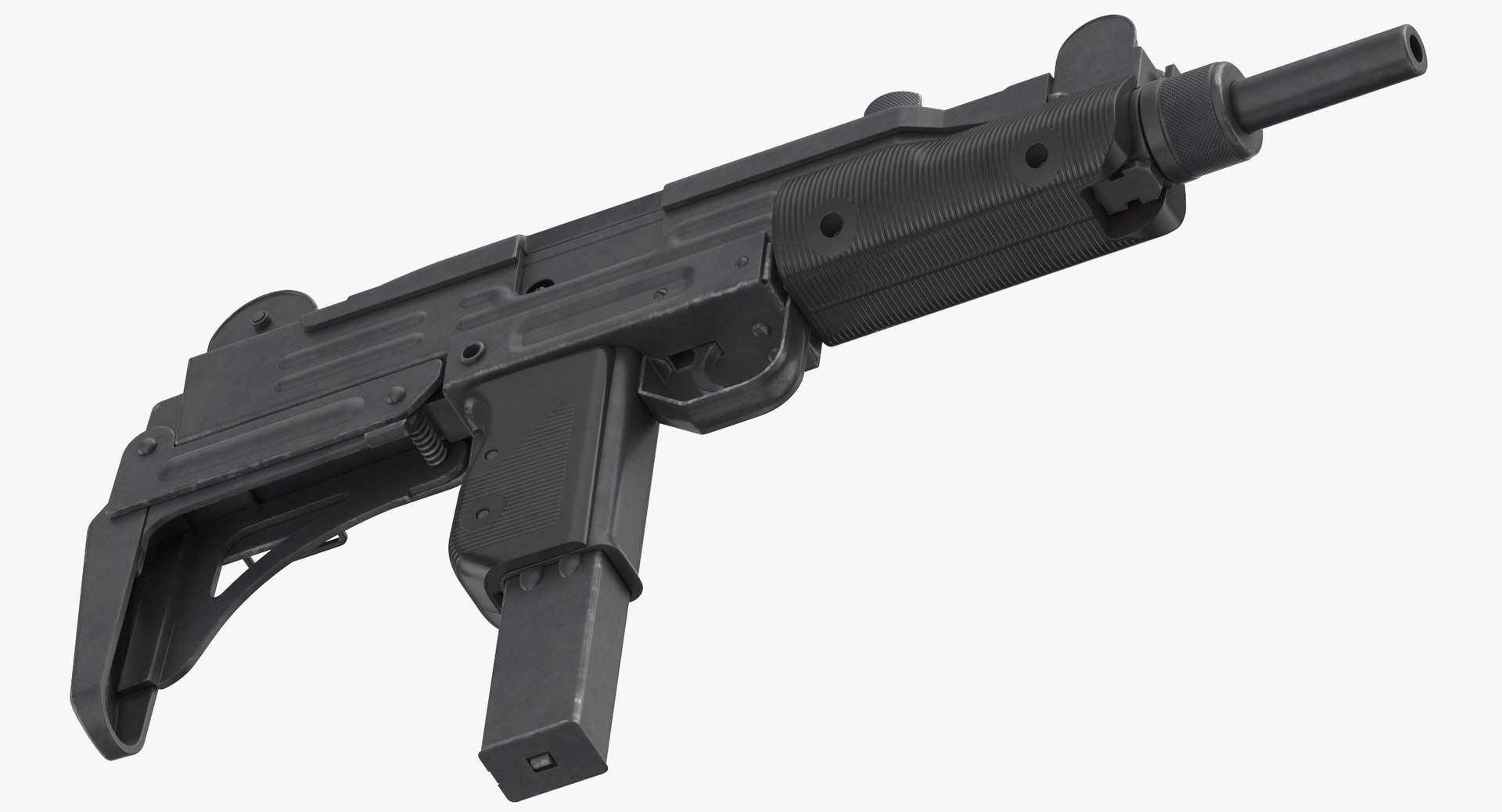 Submachine Gun Uzi Model - TurboSquid 1370531