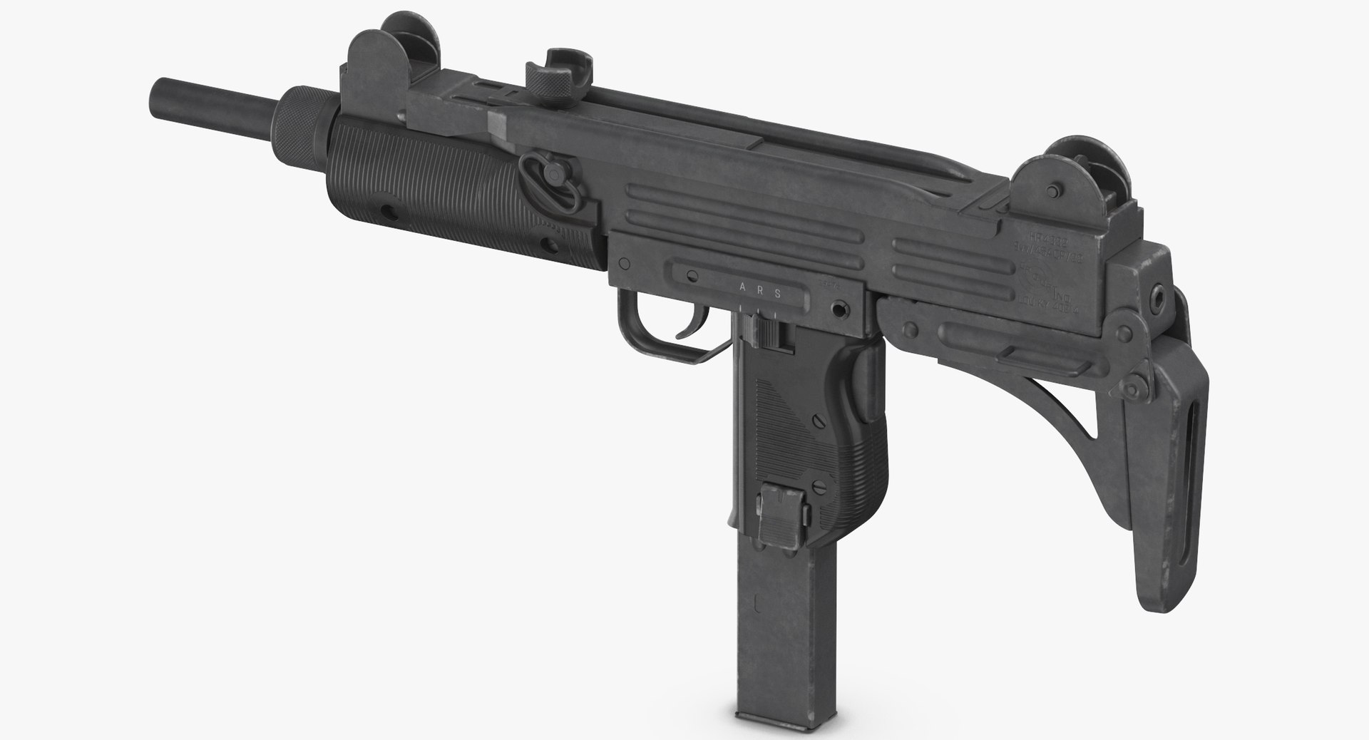 Submachine Gun Uzi Model - TurboSquid 1370531