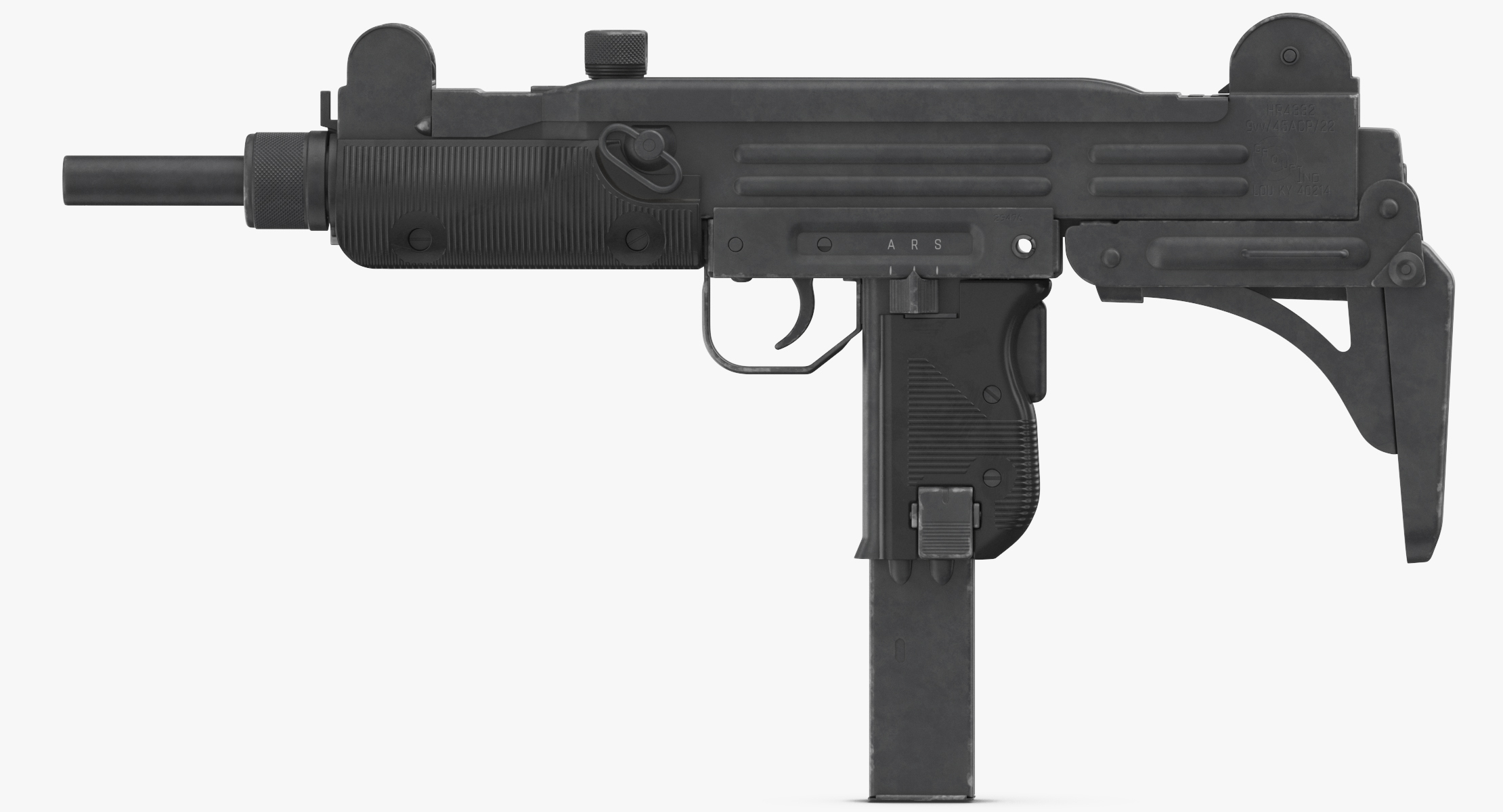 modelo 3d Submachine Gun UZI SMG - TurboSquid 1370531