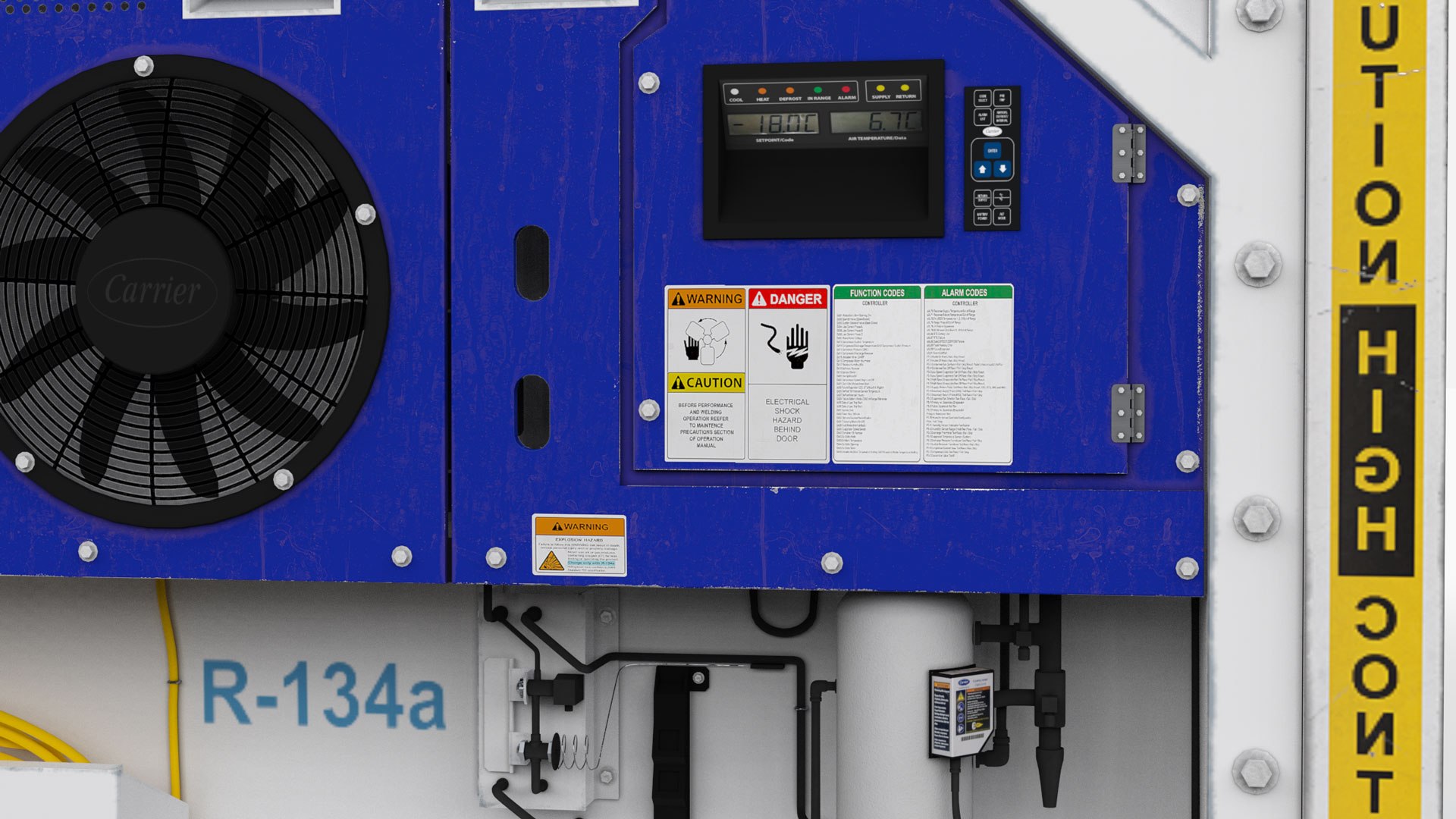 3D 40feet MAERSK Container Reefer CARRIER - TurboSquid 2147439