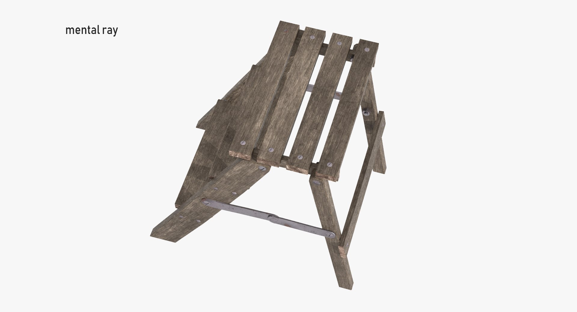 Step Ladder Wooden 3D Model - TurboSquid 1415817