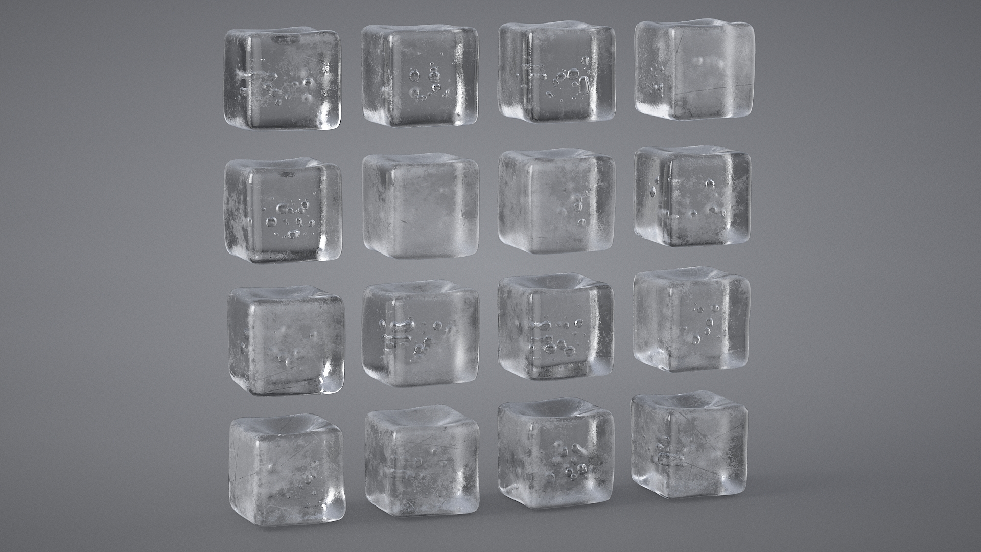 Realistic Ice Cubes 3D - TurboSquid 2002468