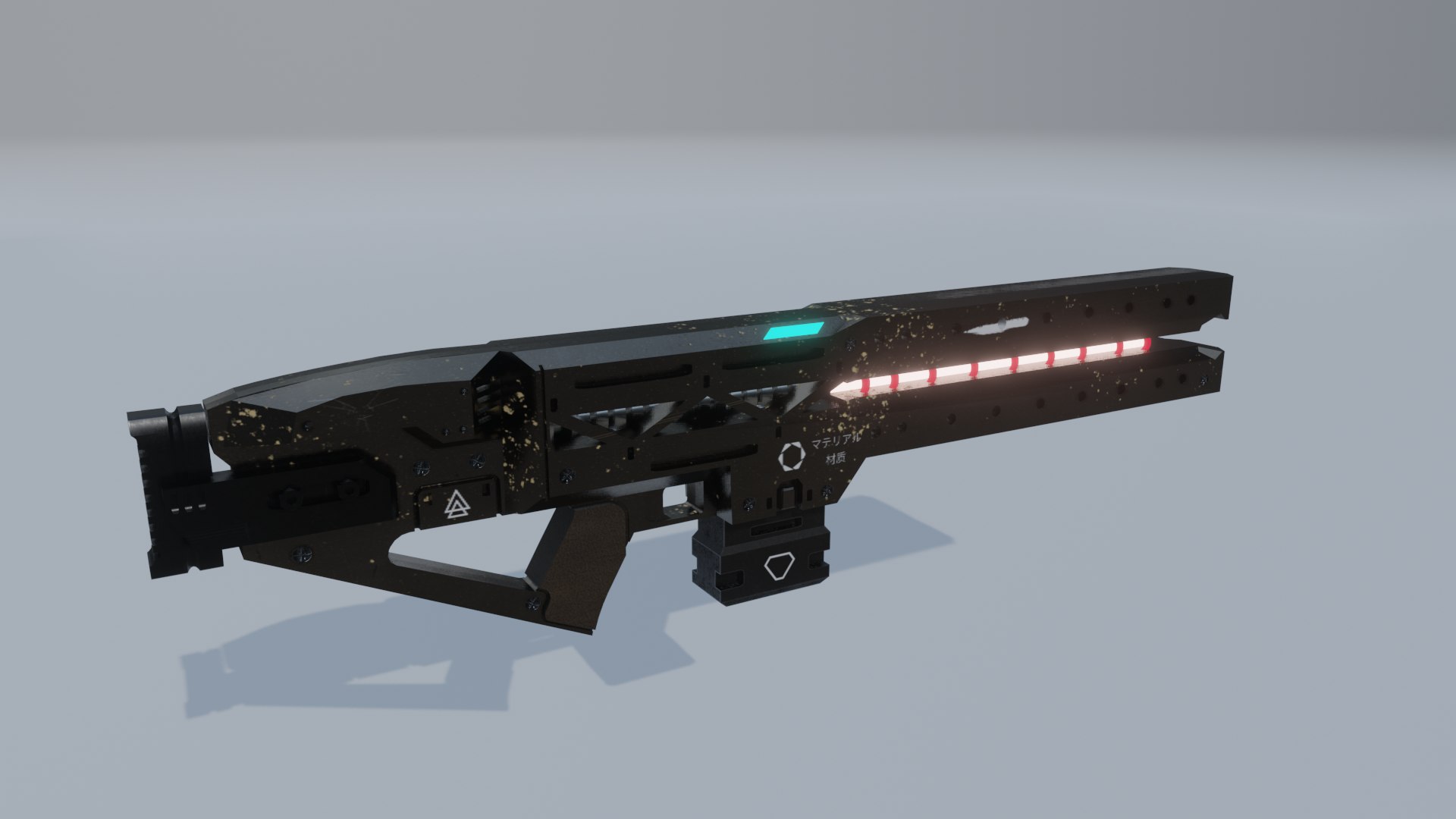 3D Railgun - TurboSquid 1808815
