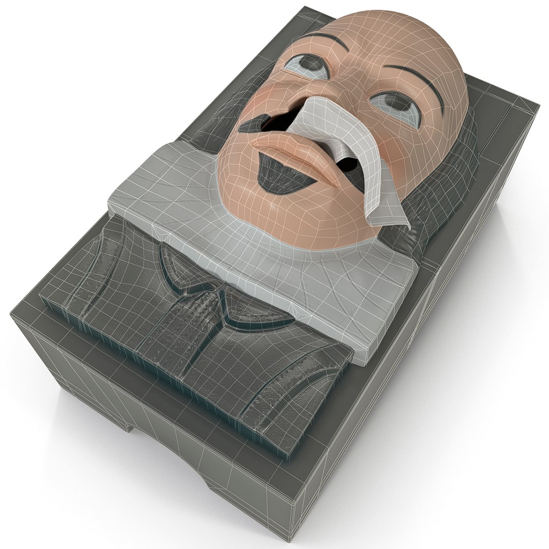 3d Shakespeare Tissue Box