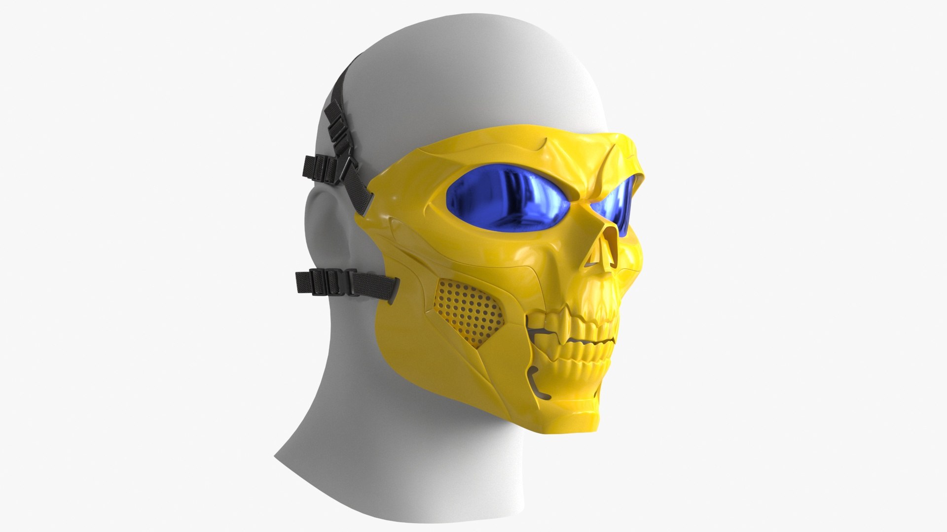 Skull Mask 4 Colors 3D Model - TurboSquid 2086651