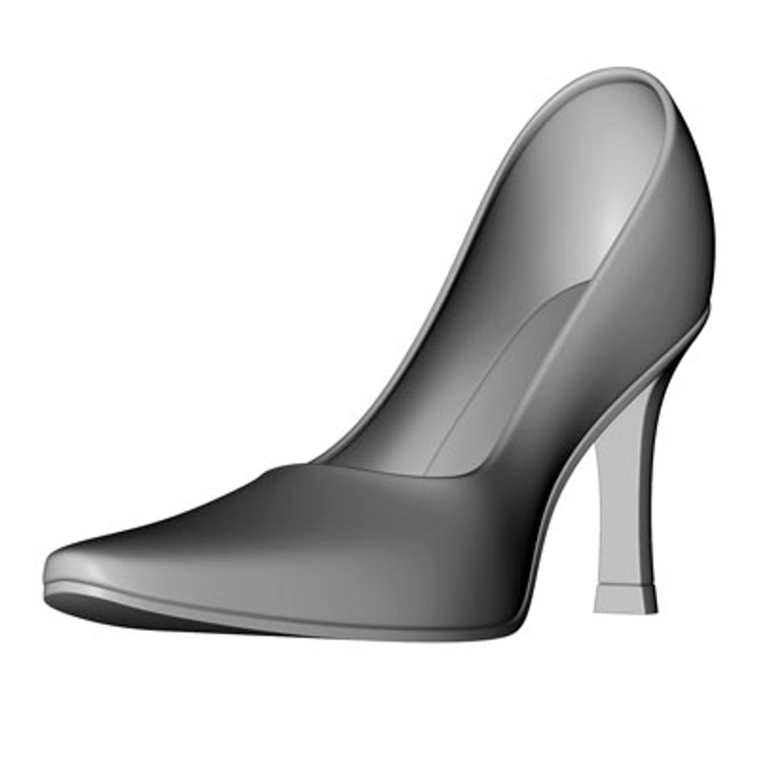 Heel Shoe 3d Model
