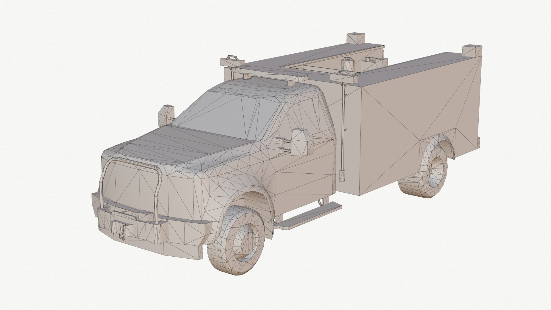3D Model Rescue Truck - TurboSquid 2253228