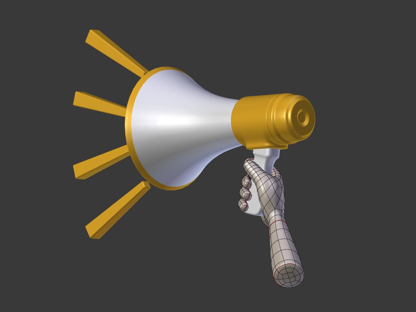 Voice Sign Icon 3D Model - TurboSquid 1458919