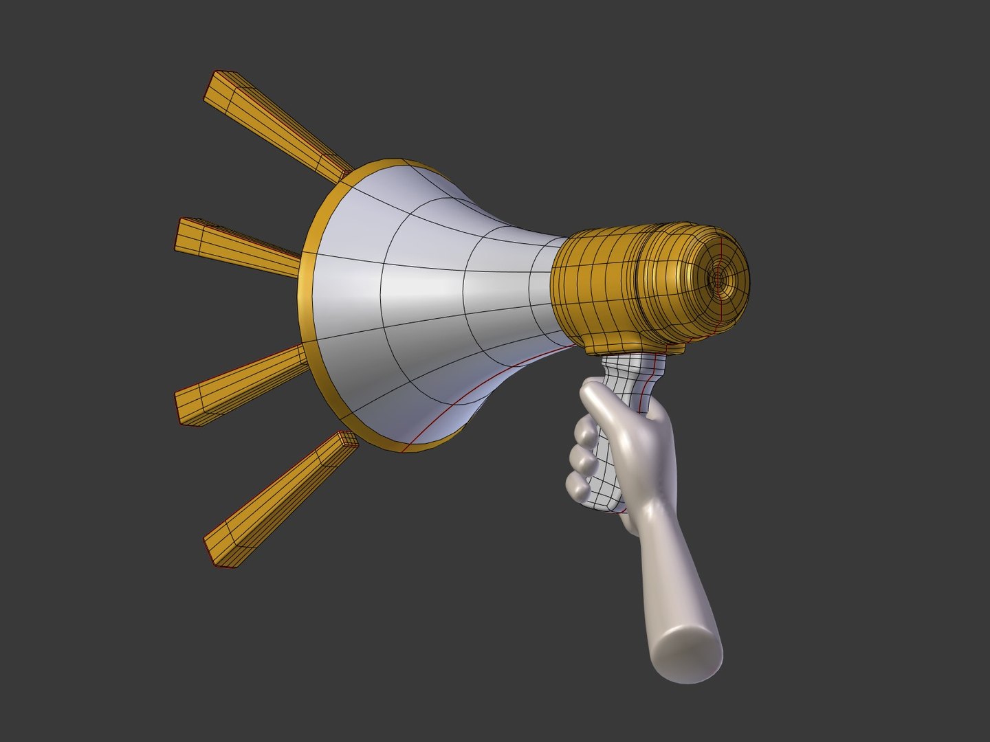 Voice Sign Icon 3D Model - TurboSquid 1458919
