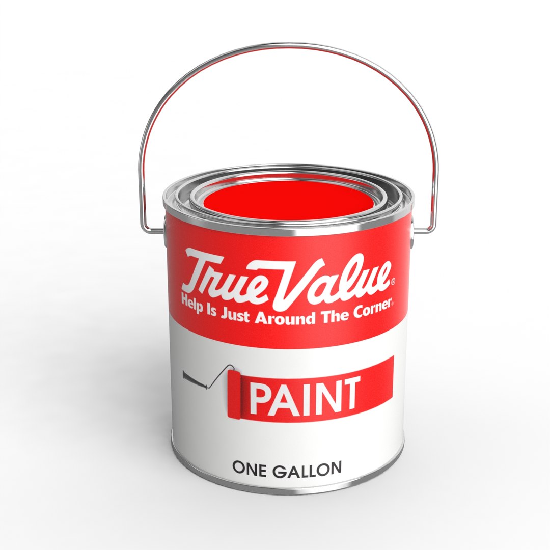 1 Gallon Paint 3D Model - TurboSquid 1167439