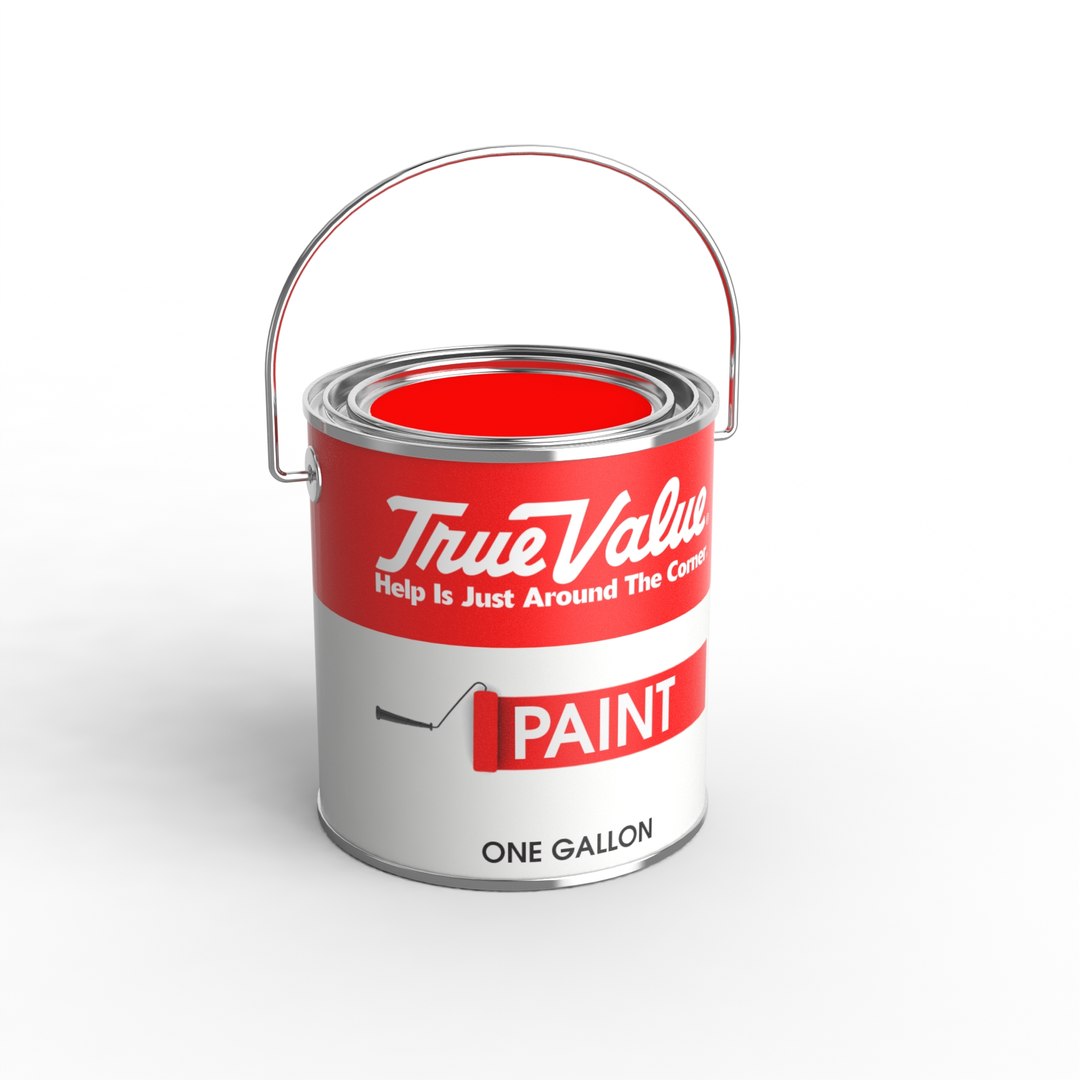 1 Gallon Paint 3D Model - TurboSquid 1167439