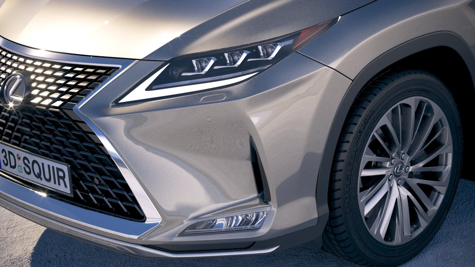 Lexus Rx 2020 3D Model - TurboSquid 1440147