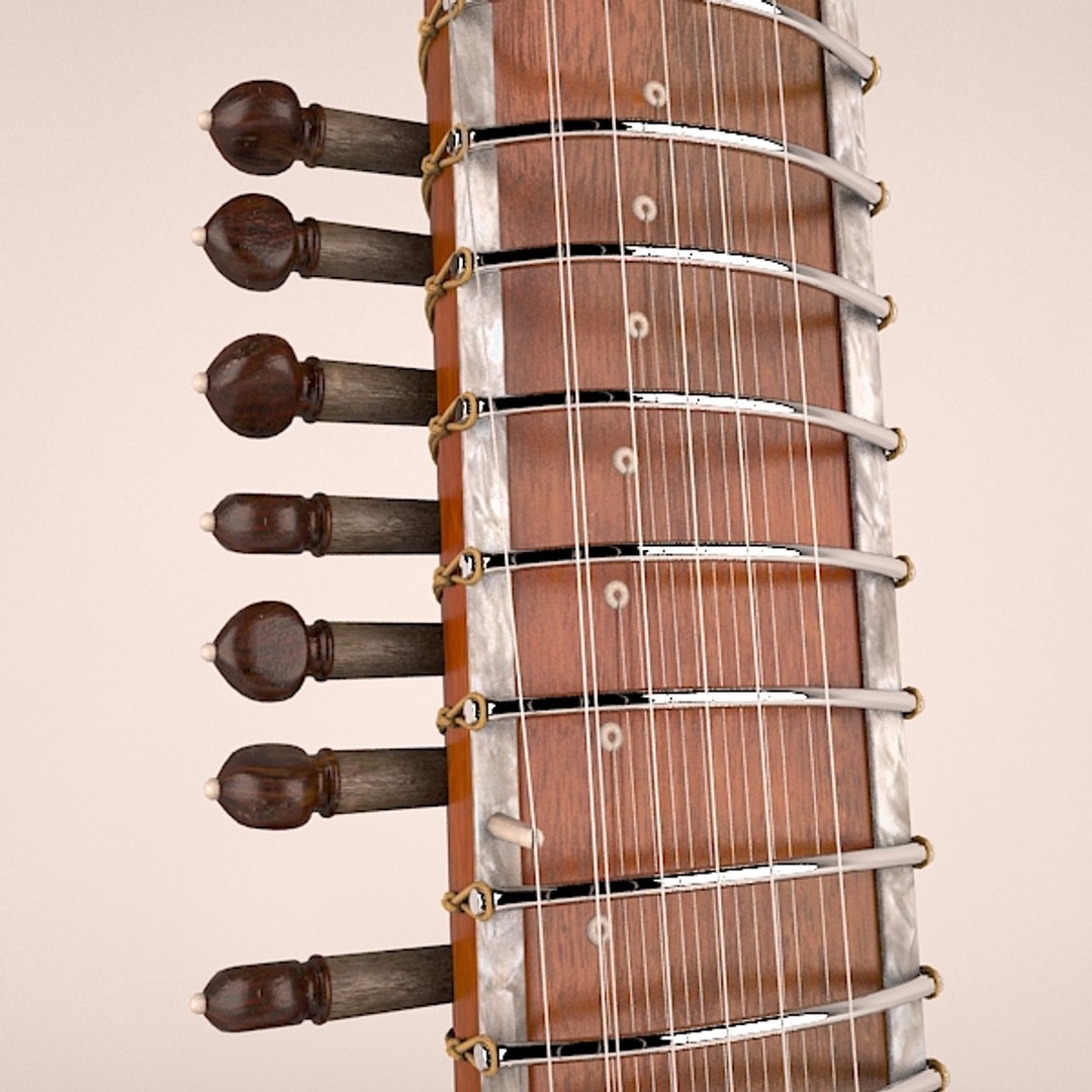 3d Sitar Stringed