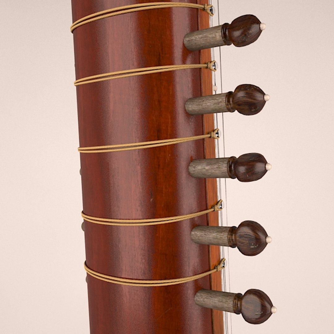 3d Sitar Stringed