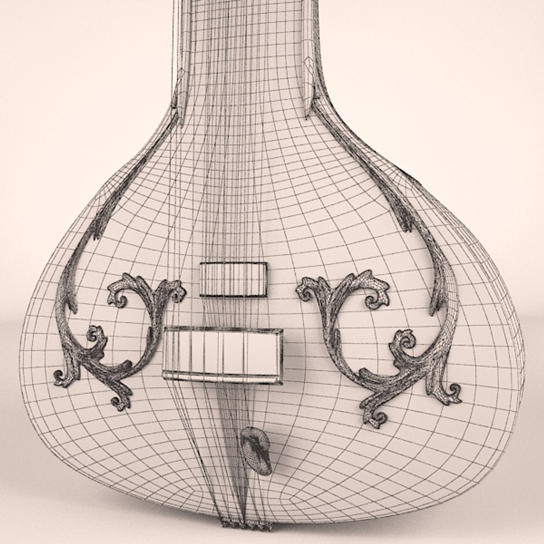 3d Sitar Stringed