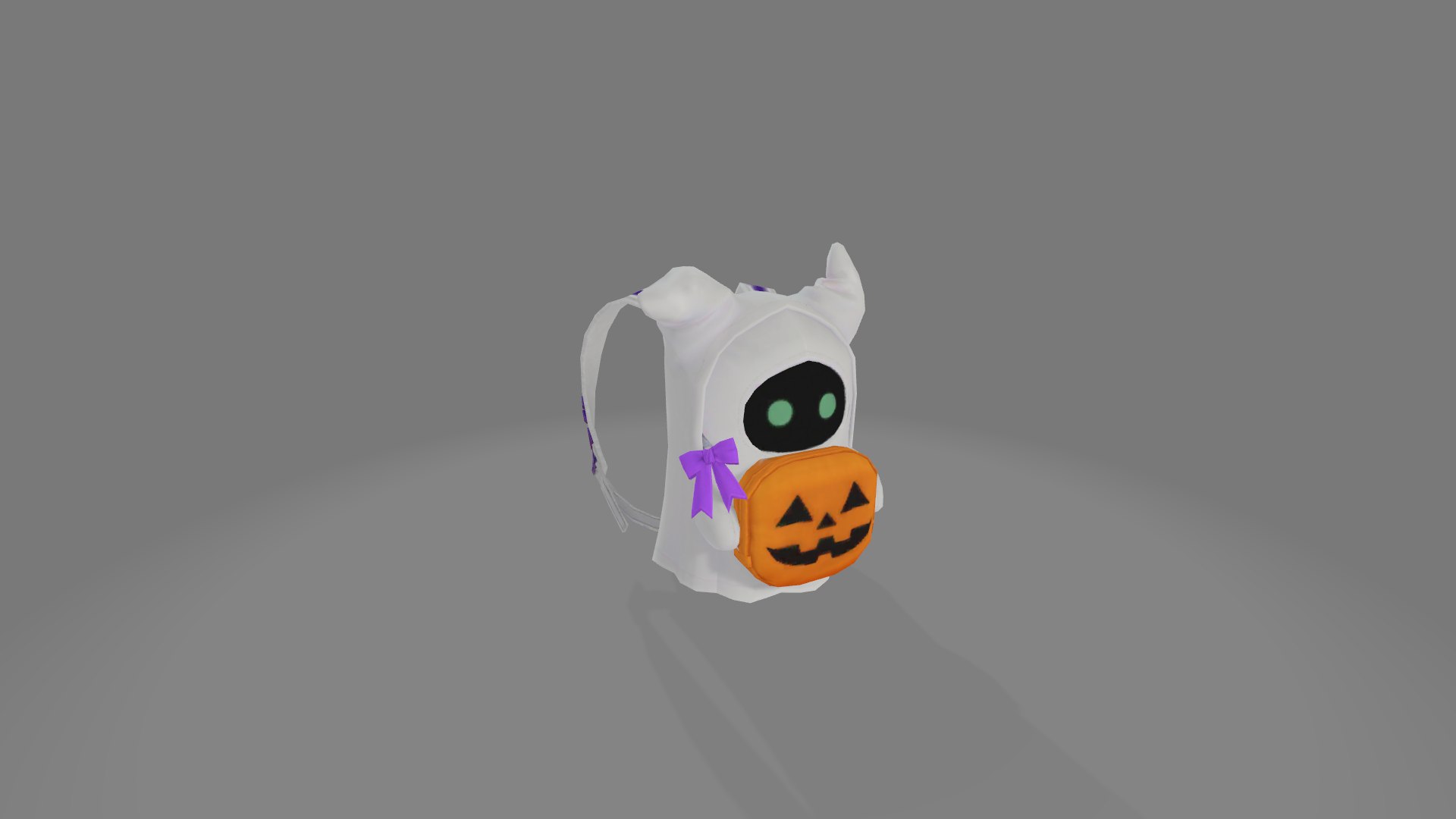 Bag 3x Adorable Ghost Backpack 3D Model - TurboSquid 2148428