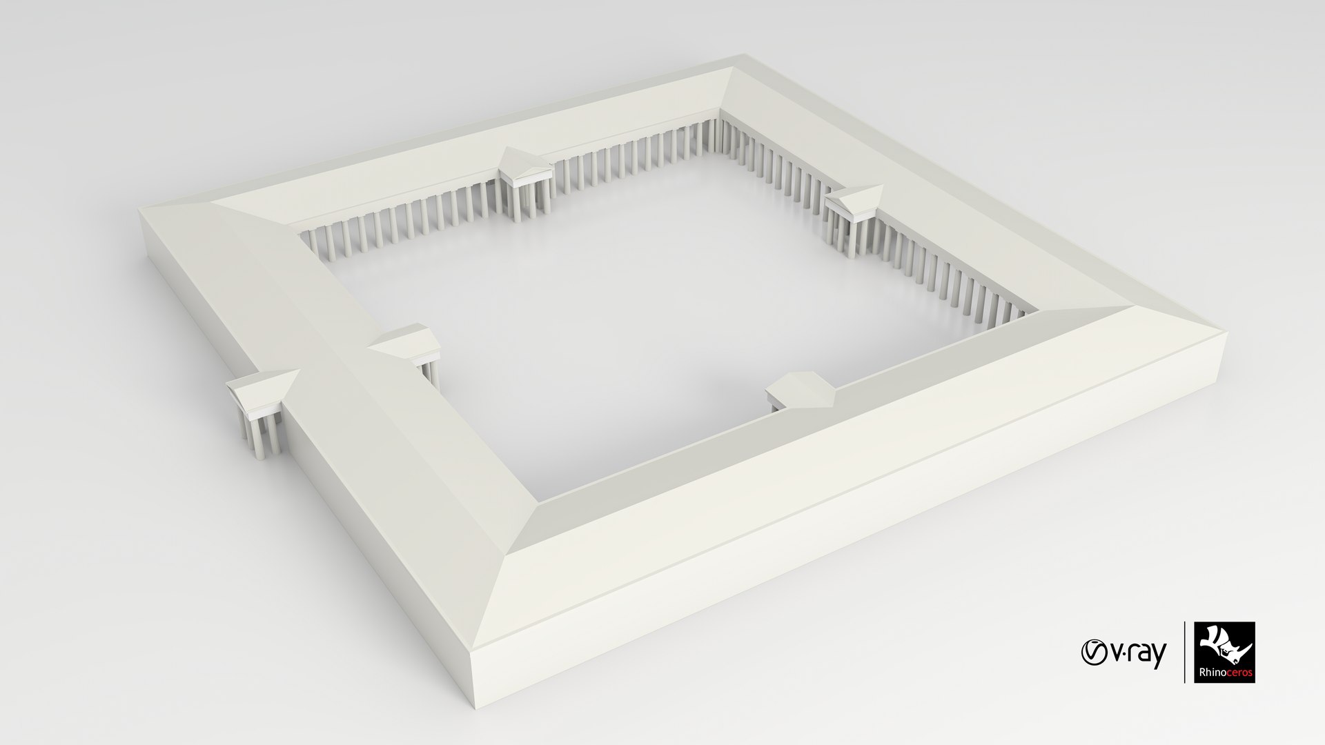 Porticus Agora 3D Model - TurboSquid 2357216