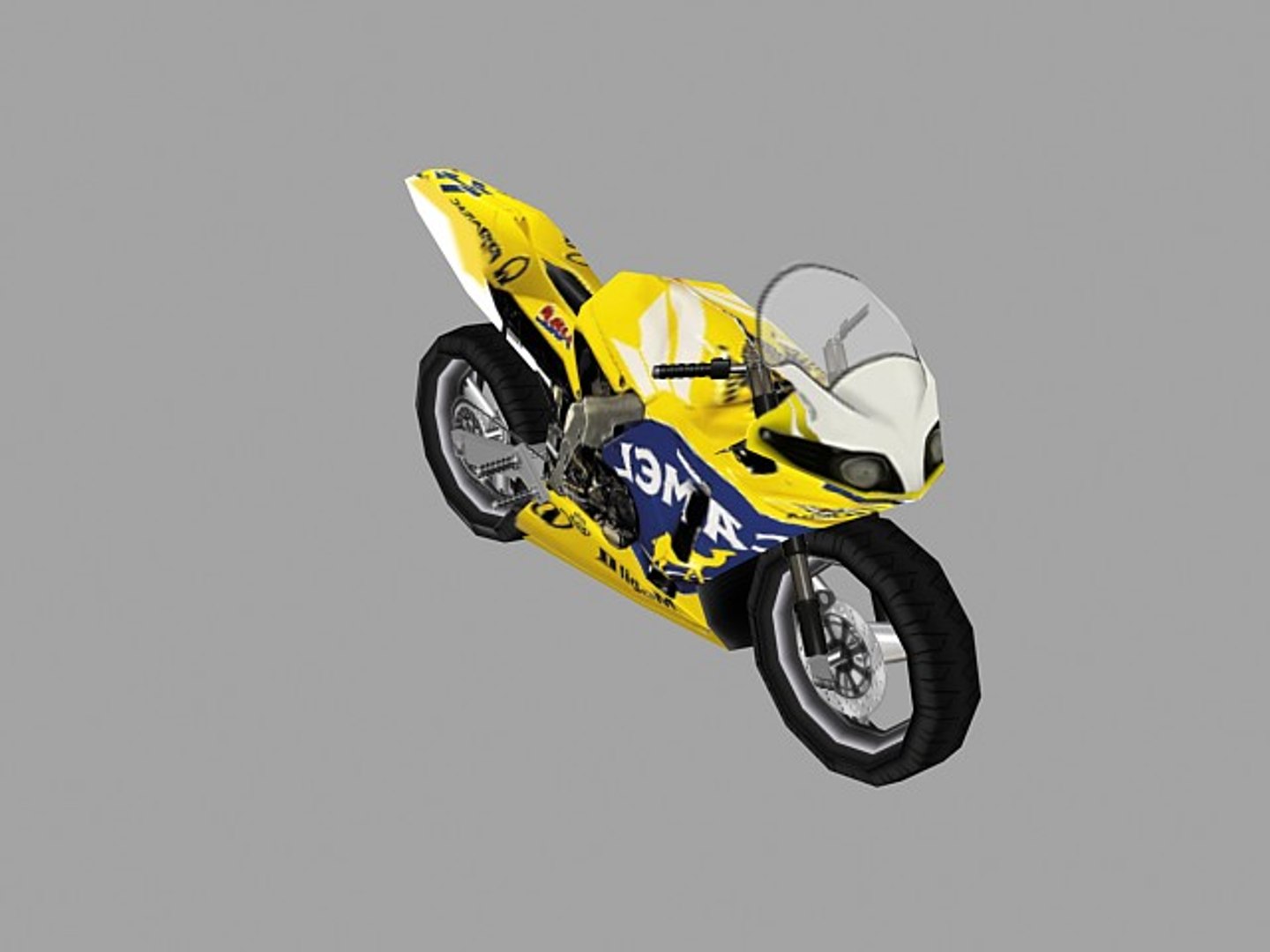 3d Sport Bike Model