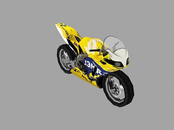 3d model dirt bike