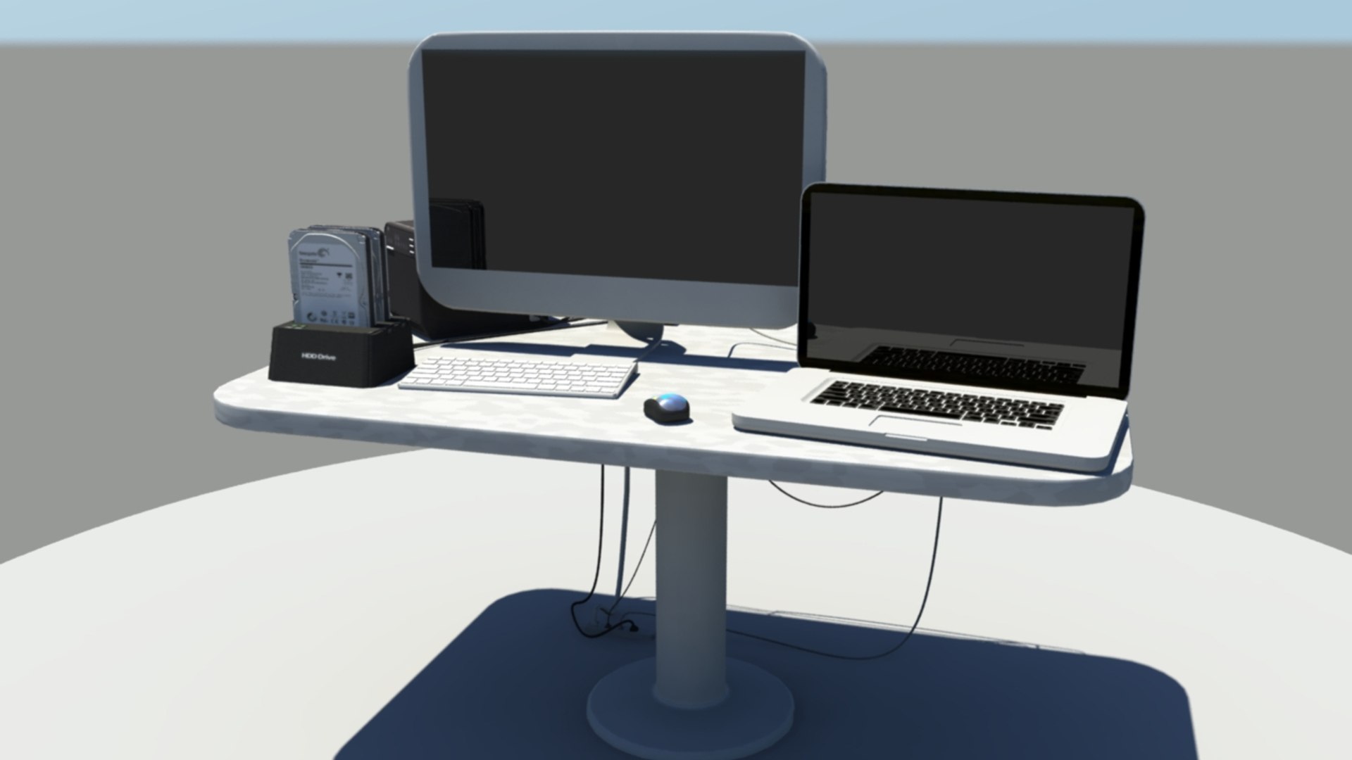 3d Model Laptop Drives Hdd