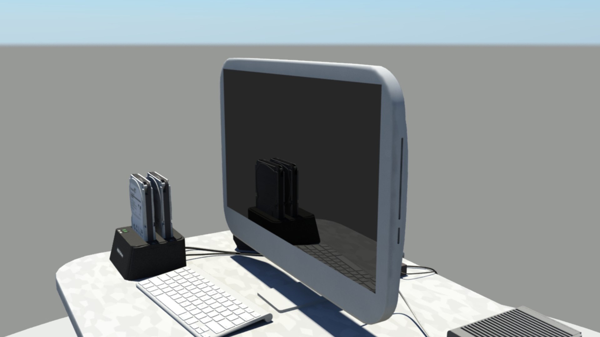 3d Model Laptop Drives Hdd