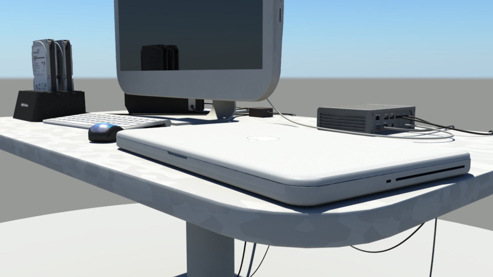 3d Model Laptop Drives Hdd