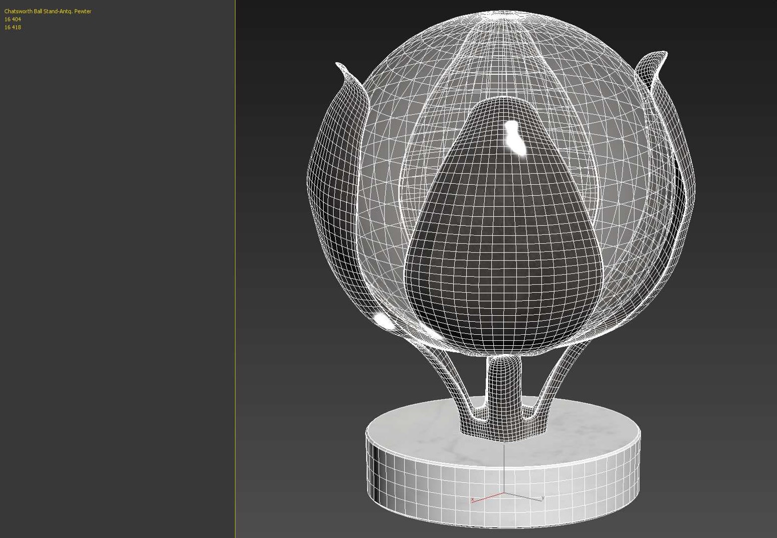 Chatsworth Ball Stand 3D Model - TurboSquid 1556300