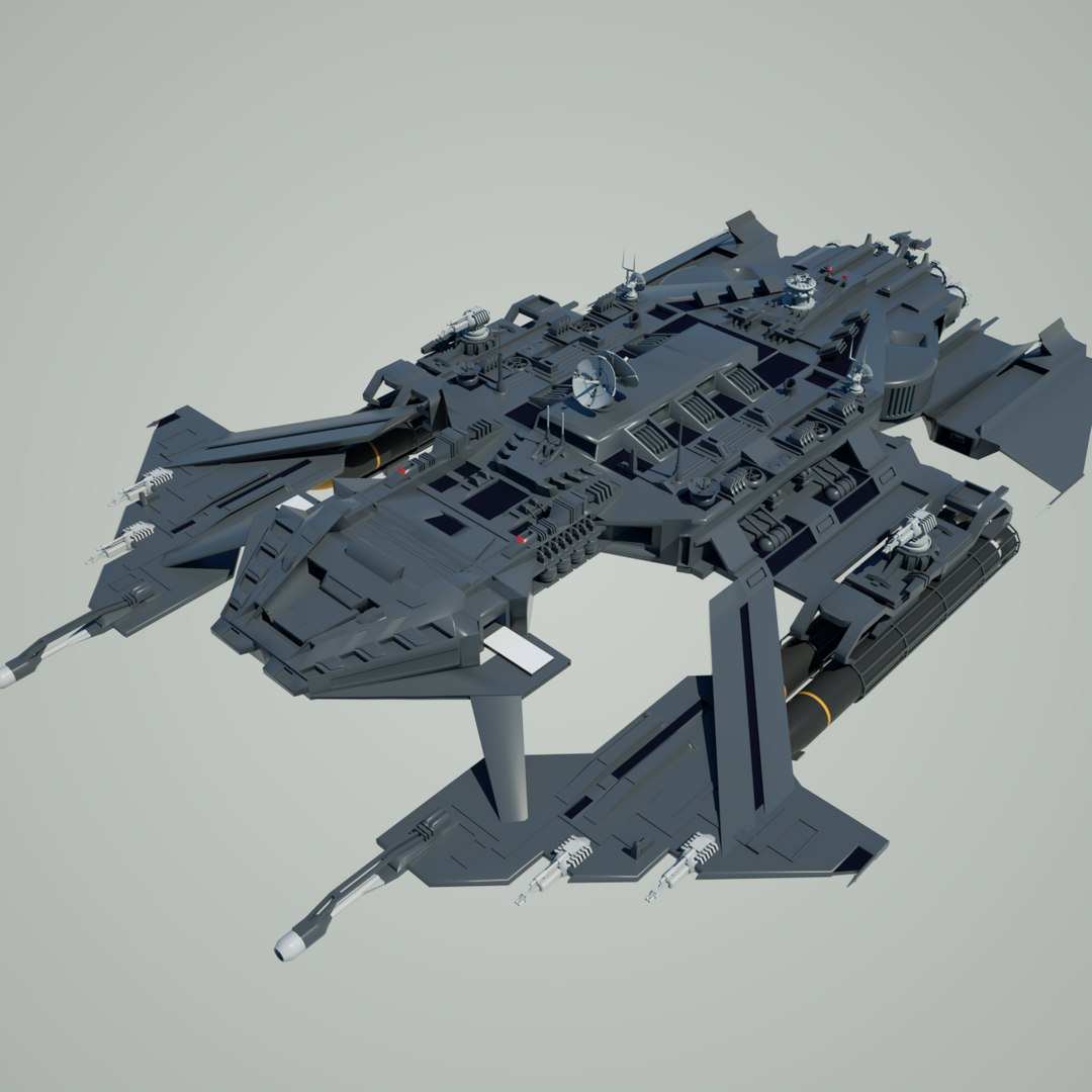 3d Model Scifi Battlestar