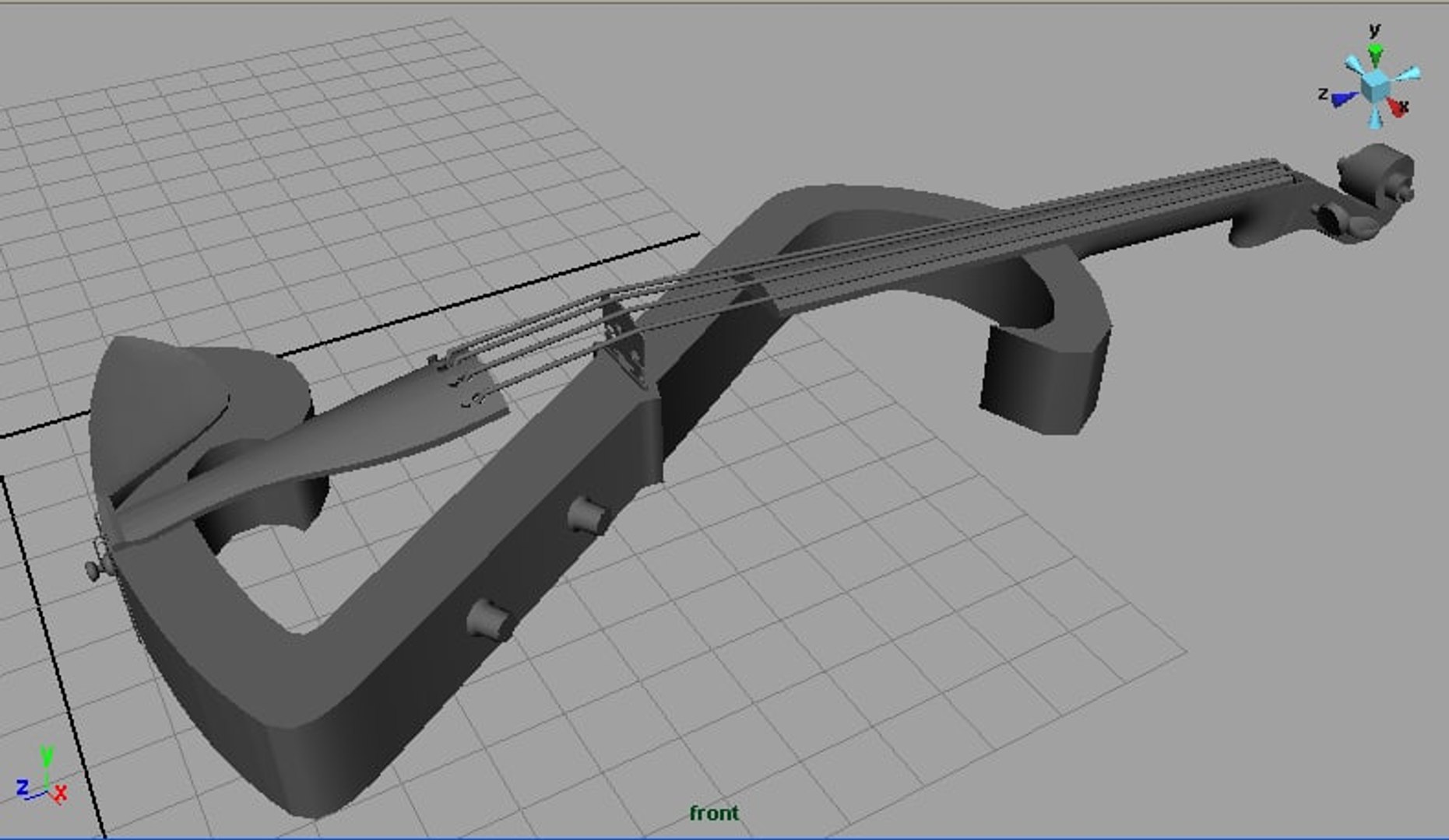 3d Model Of Shar Electric Violin Outfit