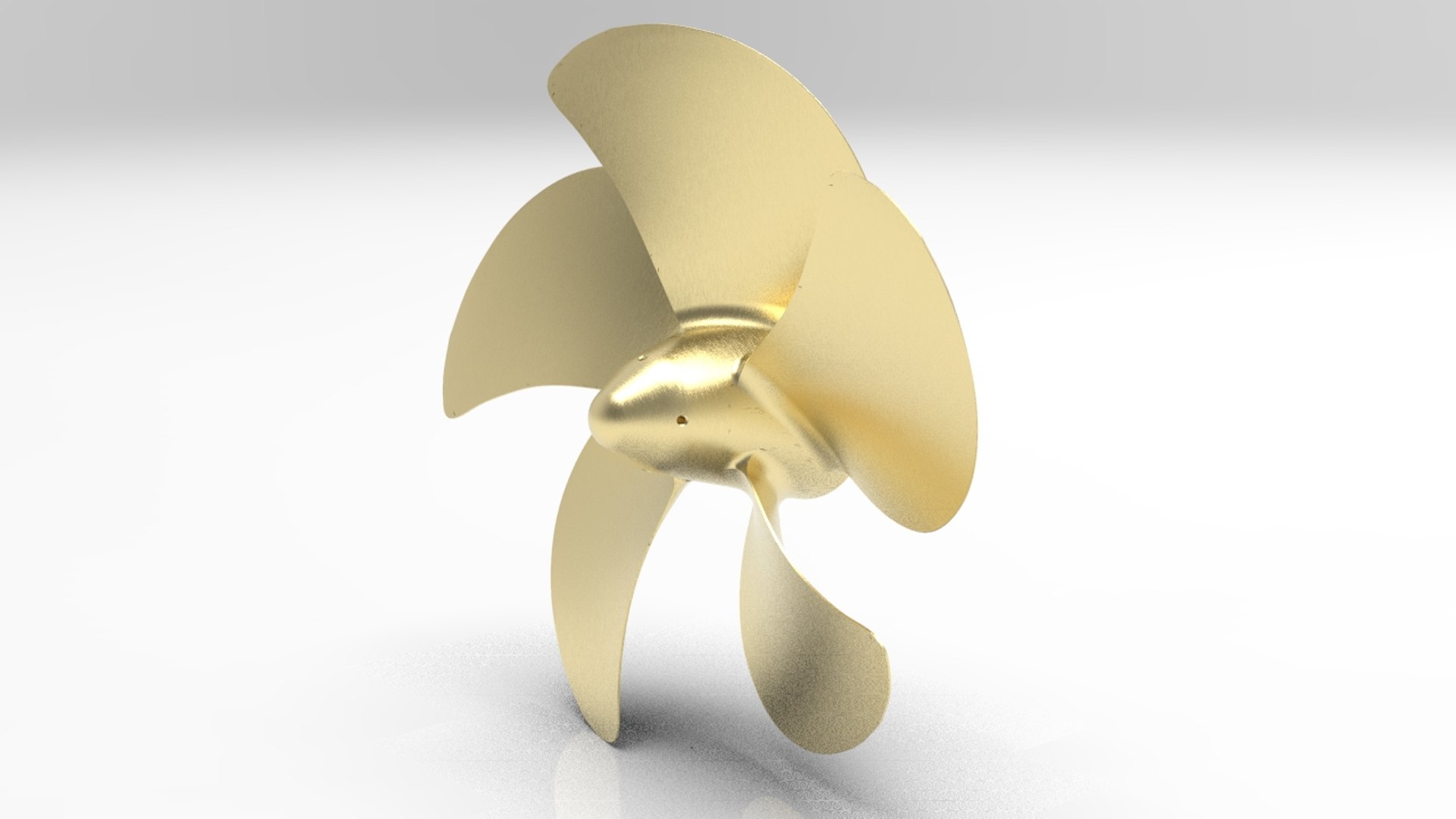 5 Blade Propeller Azipod 3D Model - TurboSquid 1401783