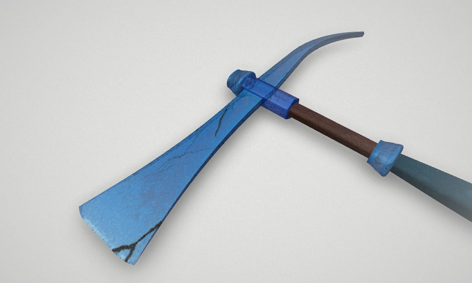 3D Game asset Stealthy Icebound Warriors Axe - TurboSquid 2143658