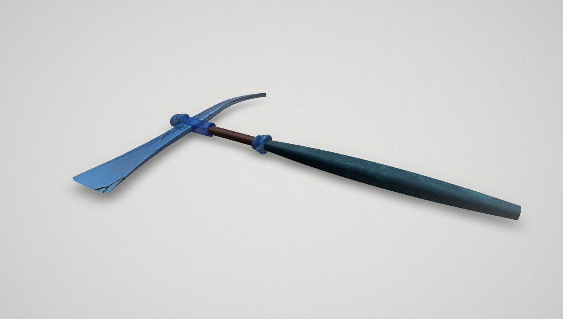 3D Game asset Stealthy Icebound Warriors Axe - TurboSquid 2143658