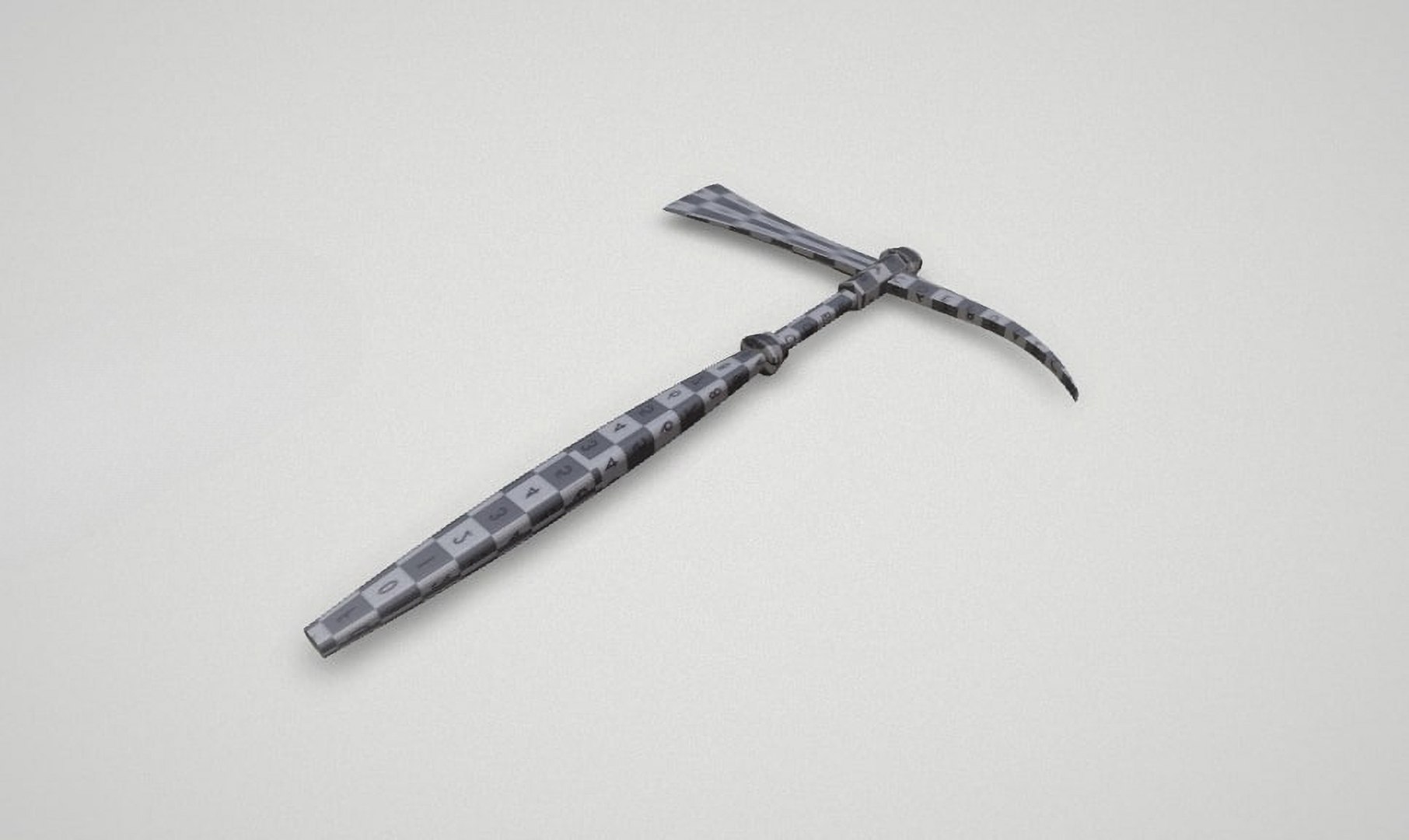 3D Game asset Stealthy Icebound Warriors Axe - TurboSquid 2143658