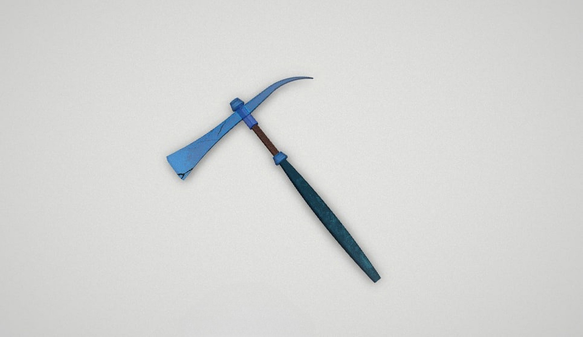 3D Game asset Stealthy Icebound Warriors Axe - TurboSquid 2143658