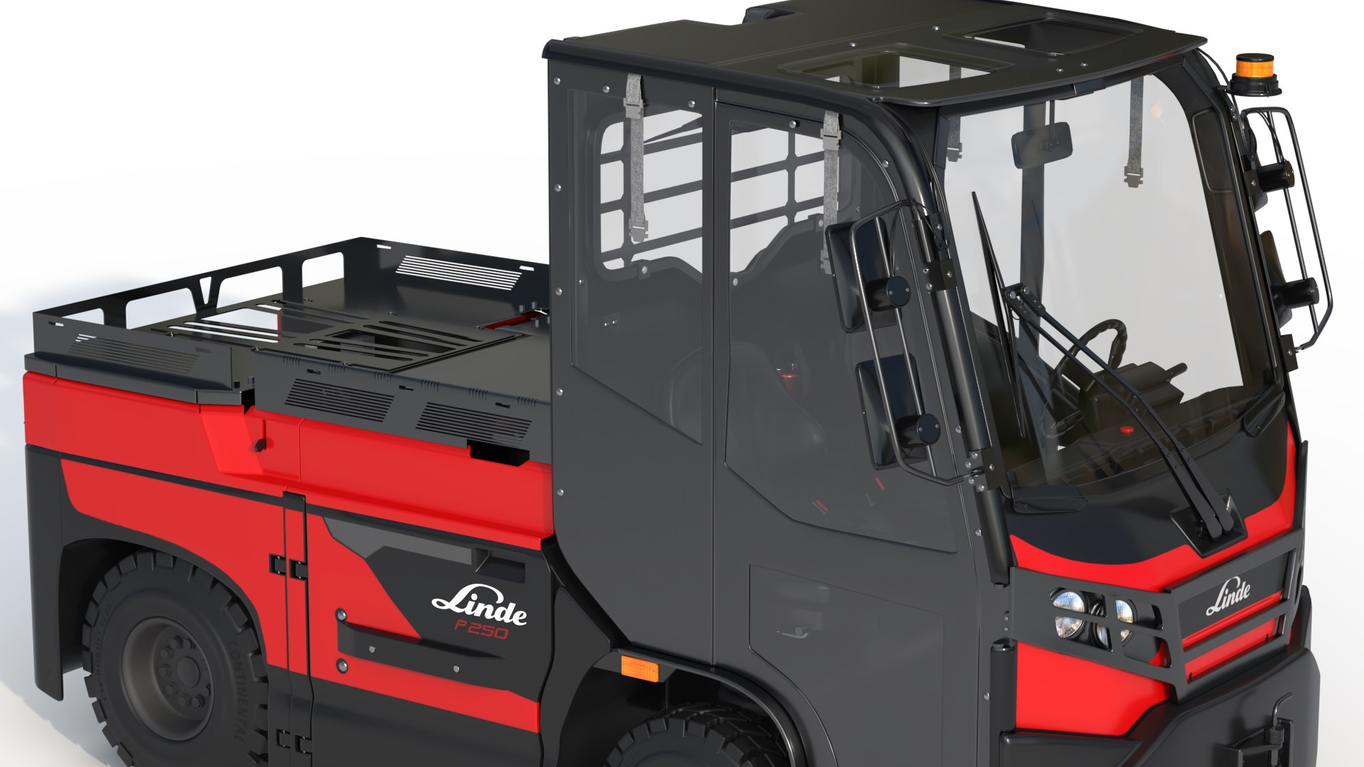 3D Linde Tow Tractor P250 - TurboSquid 2322993